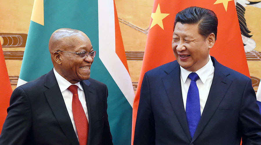 South African President Jacob Zuma and Chinese President Xi Jinping ...